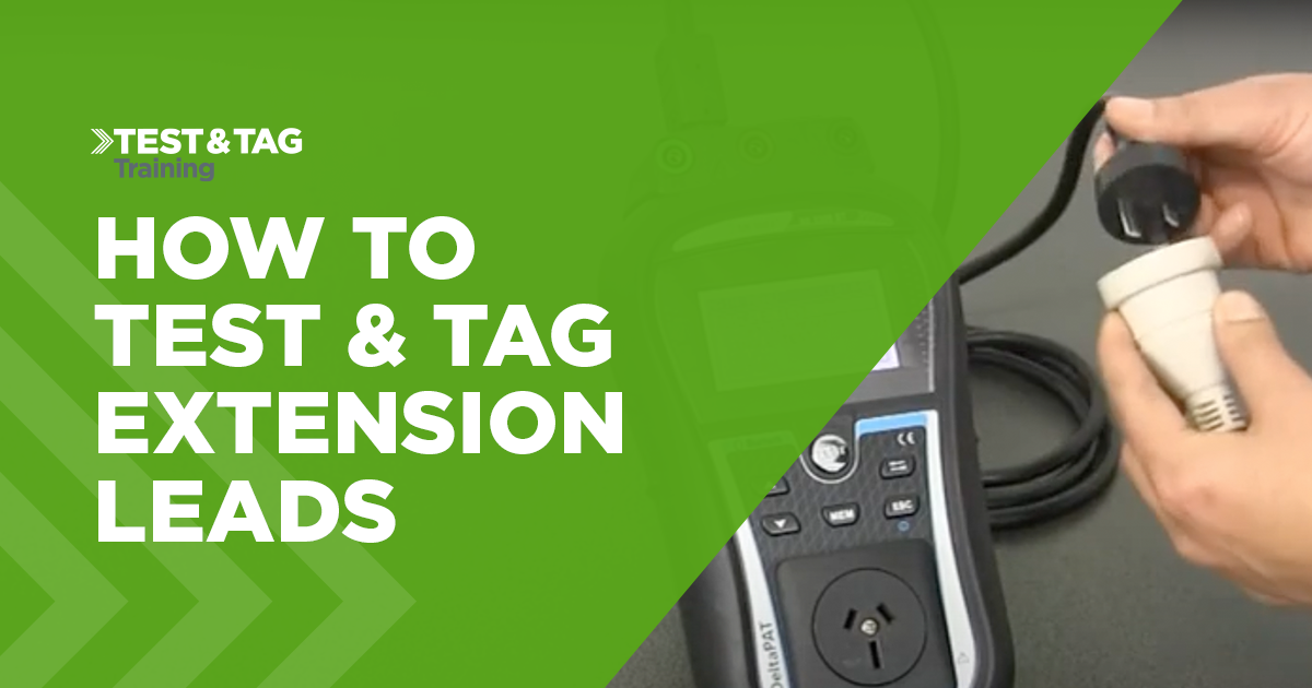 How to Test & Tag an Extension Lead | Test & Tag Training