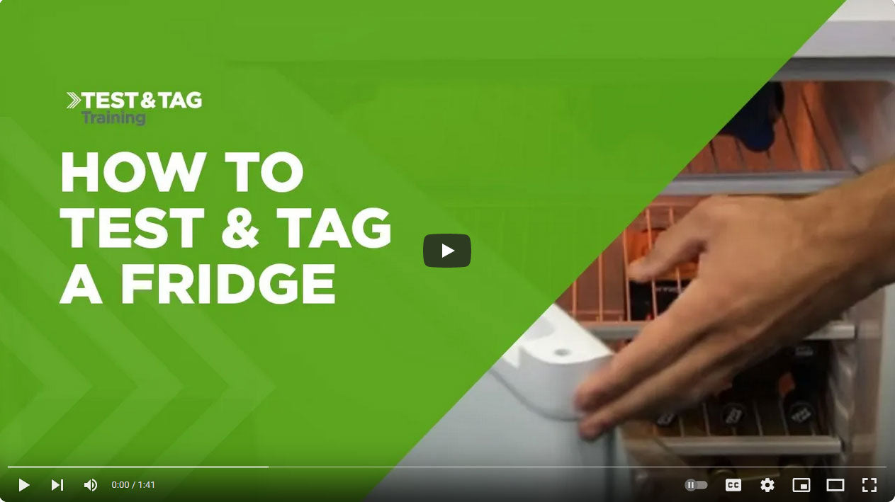 How to Test and Tag a Fridge | Test & Tag Training