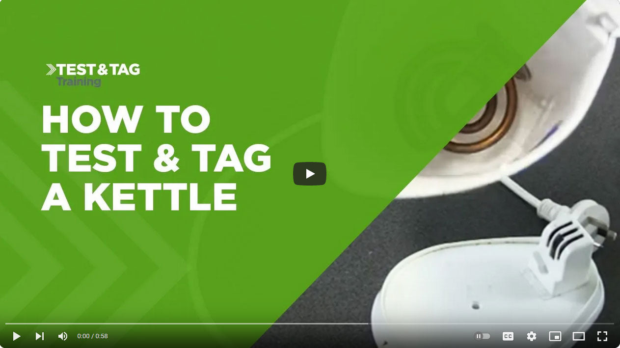 How to Test and Tag a Kettle | Test & Tag Training