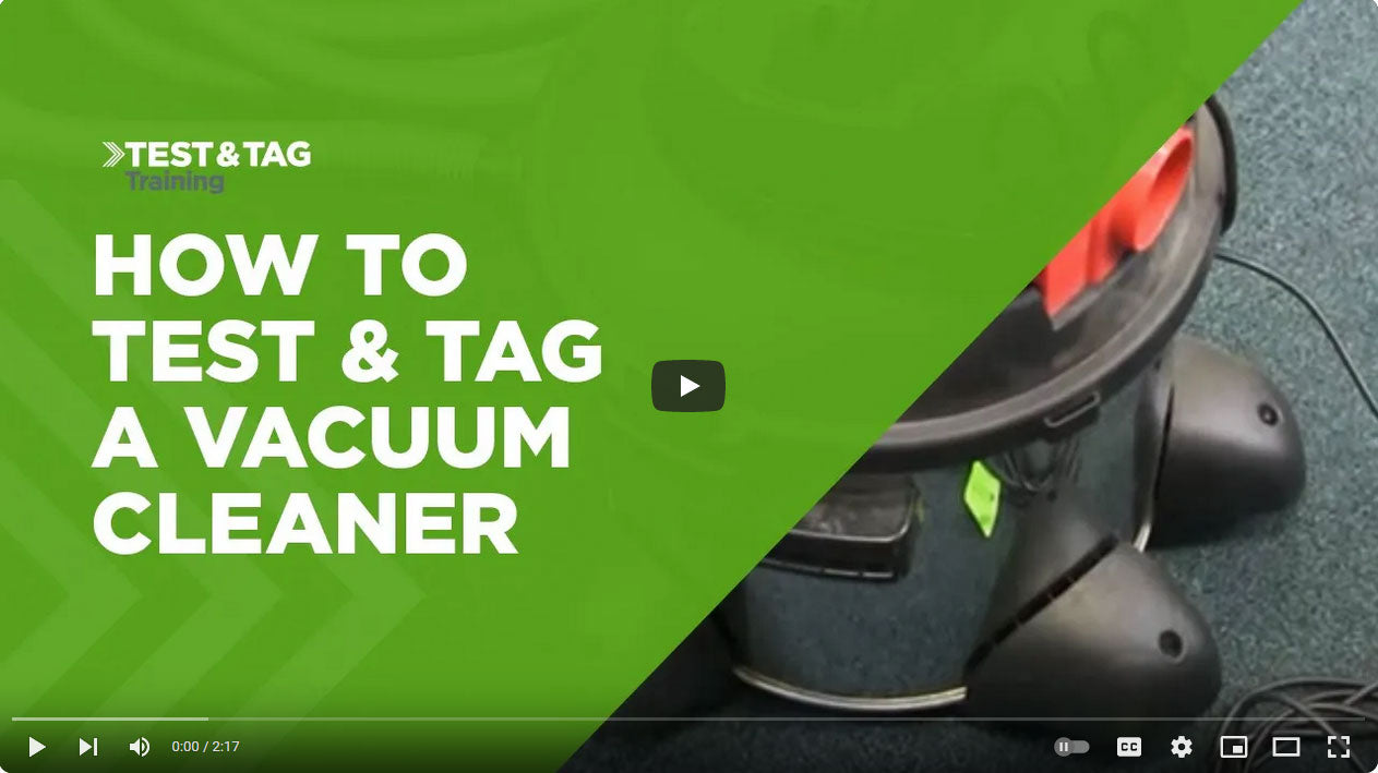 How to Test and Tag a Vacuum Cleaner | Test & Tag Training